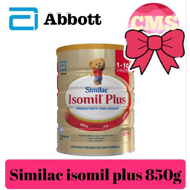 Similac ISOMIL Plus (1-10Tahun) 850g | Shopee Malaysia