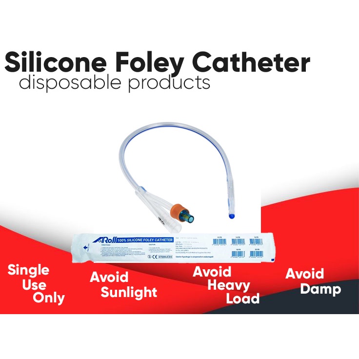 (Ready Stock)Silicone Foley Catheter (Kateter Foley Silikon) | Shopee ...