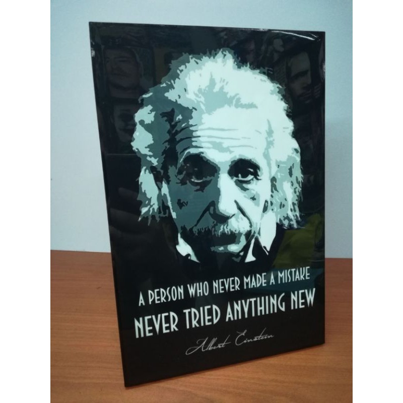 Albert Einstein Frame Plaque | Shopee Malaysia