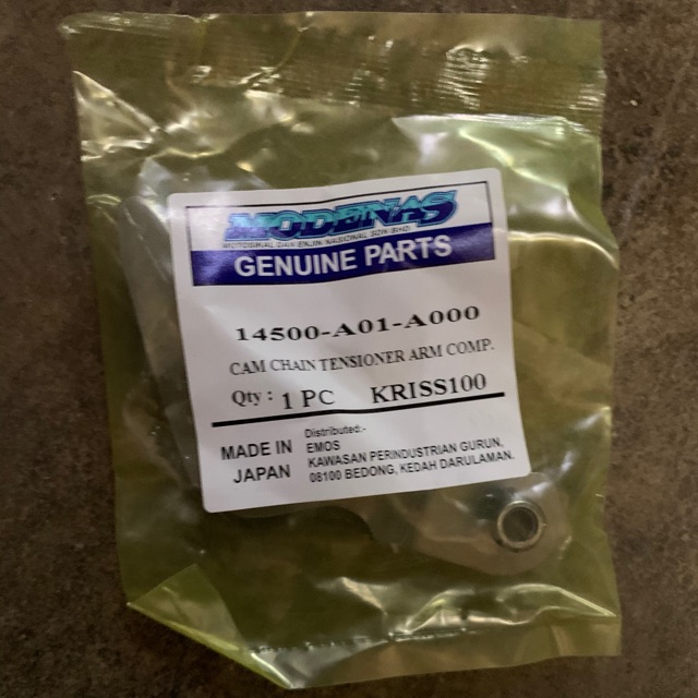 MODENAS KRISS 100 ARM COMP CAM CHAIN TENSIONER ARM ORIGINAL | Shopee ...
