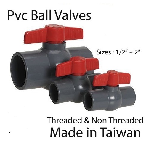 [READY STOCK] Pvc Ball Valves /Stop Cock /Pvc Ball Valves Threaded ...