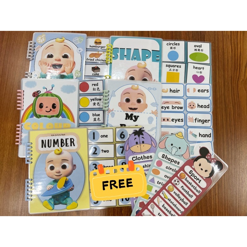 Cocomelon Kid Early Learning busy book | Shopee Malaysia