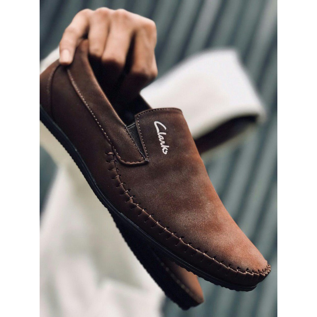 READY STOCK LOAFER KULIT KASUT PEJABAT SARUNG CLARKS BRAND PLUSSIZE ...