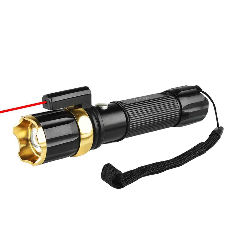 Mini LED Handheld Flashlight Pen Light Outdoor Hunting Zoom Flash Light ...