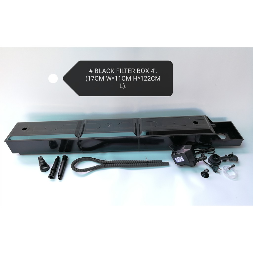 Dophin Aquarium Top Filter Box [P1108] 48" x 4.5" x 6.5'' (XXL ...