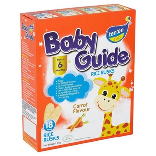 TENTEN: BABY GUIDE RICE RUSKS/BISKUT BERAS (VEGETABLES/APPLE/ORIGINAL ...