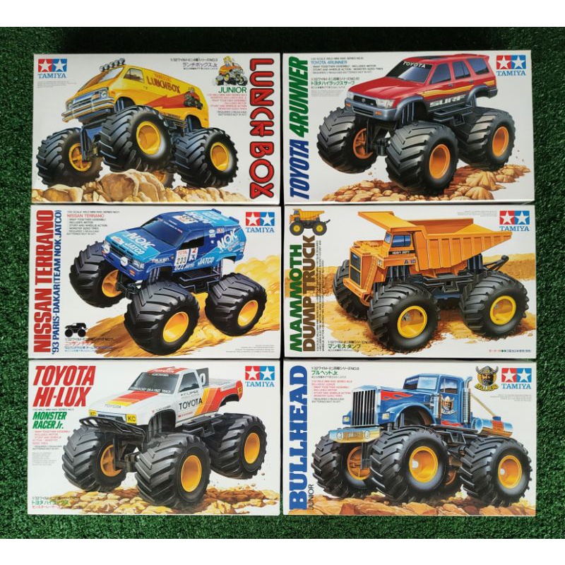TAMIYA MINI 1/32 LUNCH BOX TOYOTA HILUX 4RUNNER DUMP TRUCK BULLHEAD ...