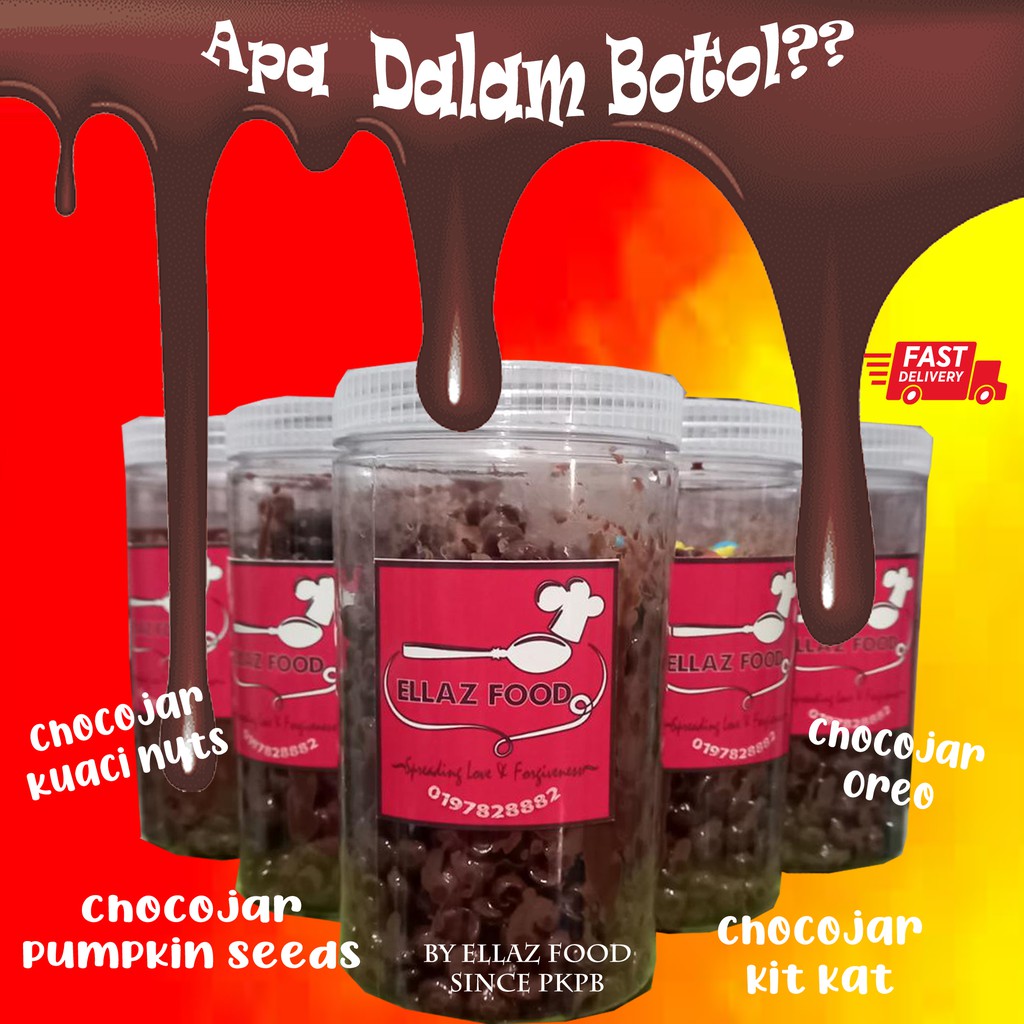 CHOCOJAR MINI CRUNCH CHOCOBALL OREO KITKAT KUACI CHOCOLATE VIRAL ...