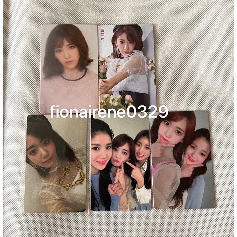IZ*ONE IZONE COLOR*IZ Miyawaki Sakura Jang Wonyoung Kwon Eunbi Lee Chaeyeon Official Photocards ...