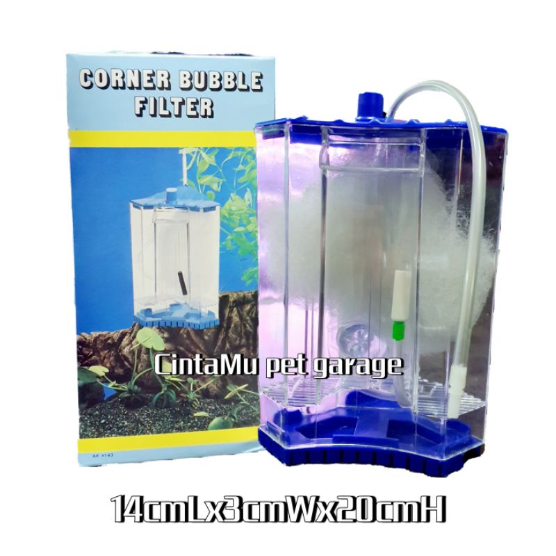 Aquarium bubble corner filter guppy XHI | Shopee Malaysia
