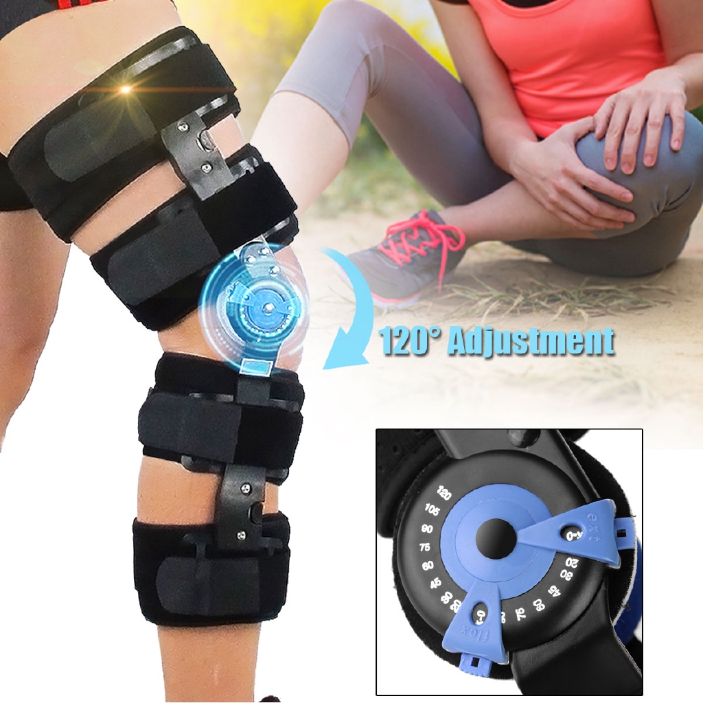 T-Scope ROM Stabilizer Knee Brace Adjustable Hinged Leg Universal ...