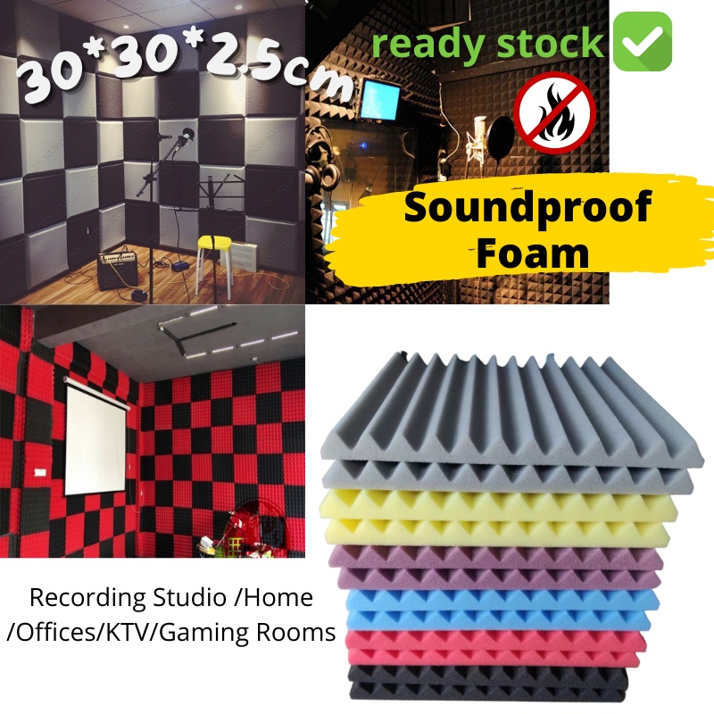Acoustic Soundproof Foam Panels Silencing Sound Insulation Board Noise ...