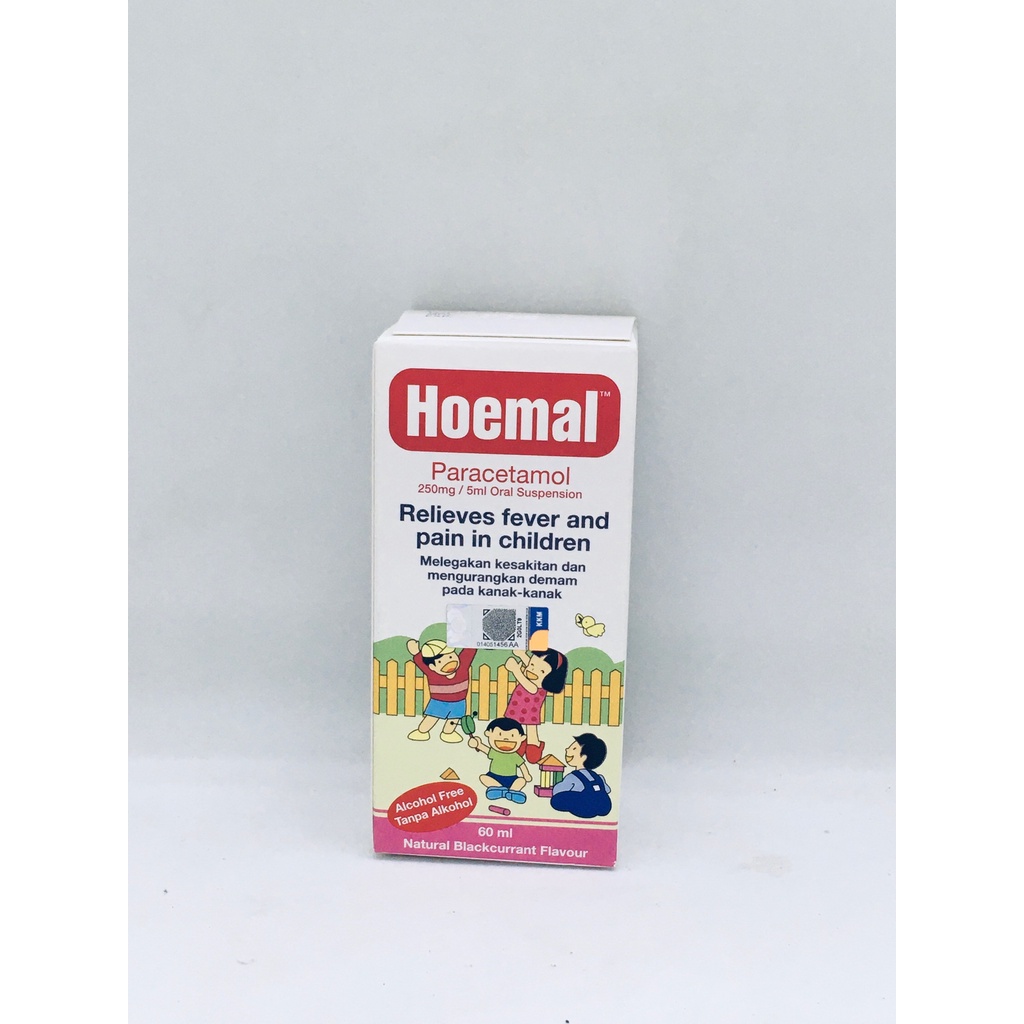 Hoemal Paracetamol 250mg/5ml Oral Suspension 60ml | Shopee Malaysia
