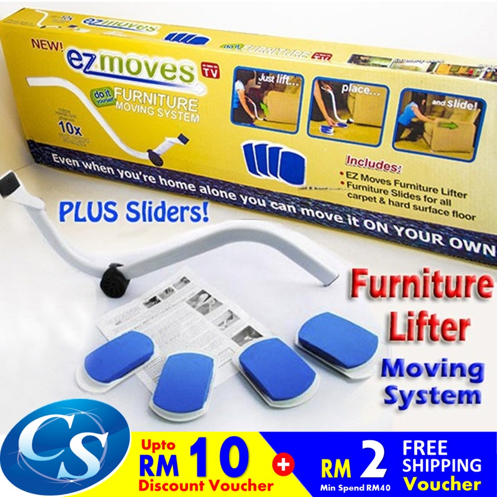 EZ Moves DIY Furniture Refrigerator Cabinet Ezmoves Slides Sofa Mover ...