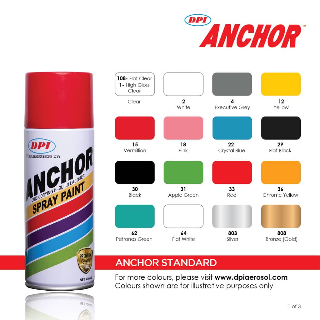 Anchor Spray Paint 400ml | Shopee Malaysia