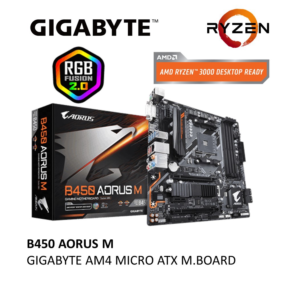 Gigabyte B450 Aorus M