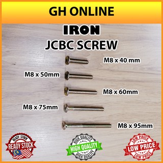 FURNITURE JOINT SCREWS IRON JCBC SCREW READY STOCK 1 PACK 4 PCS 螺丝接 ...