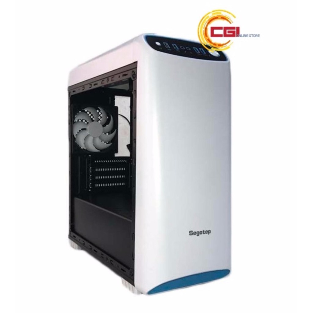 Segotep Legend C2 M-ATX Gaming Case - White/Blue | Shopee Malaysia