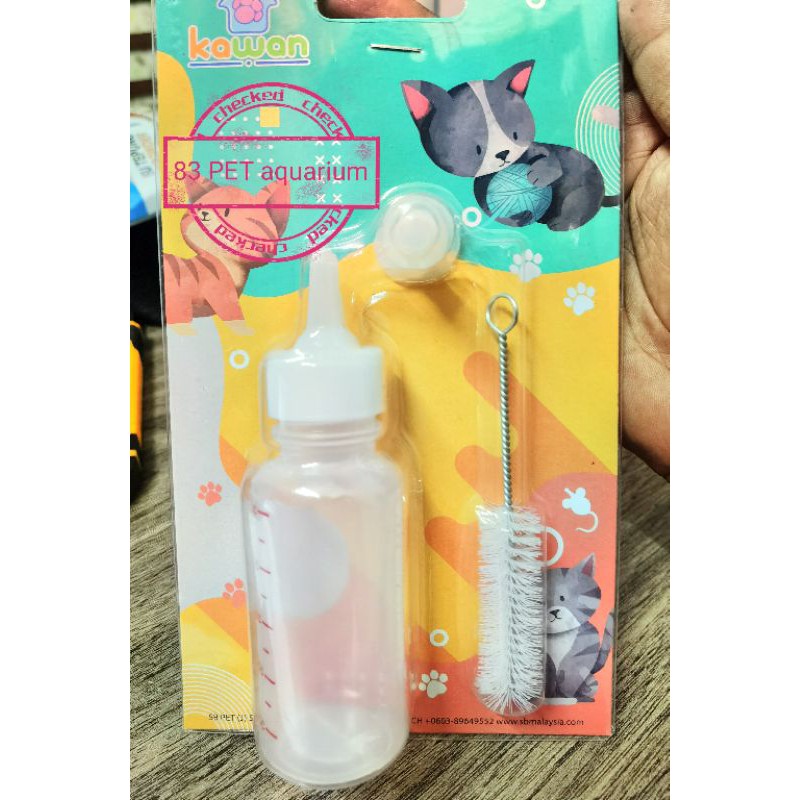Pet nursing bottle kit / botol susu kucing 50cc(3S7) | Shopee Malaysia