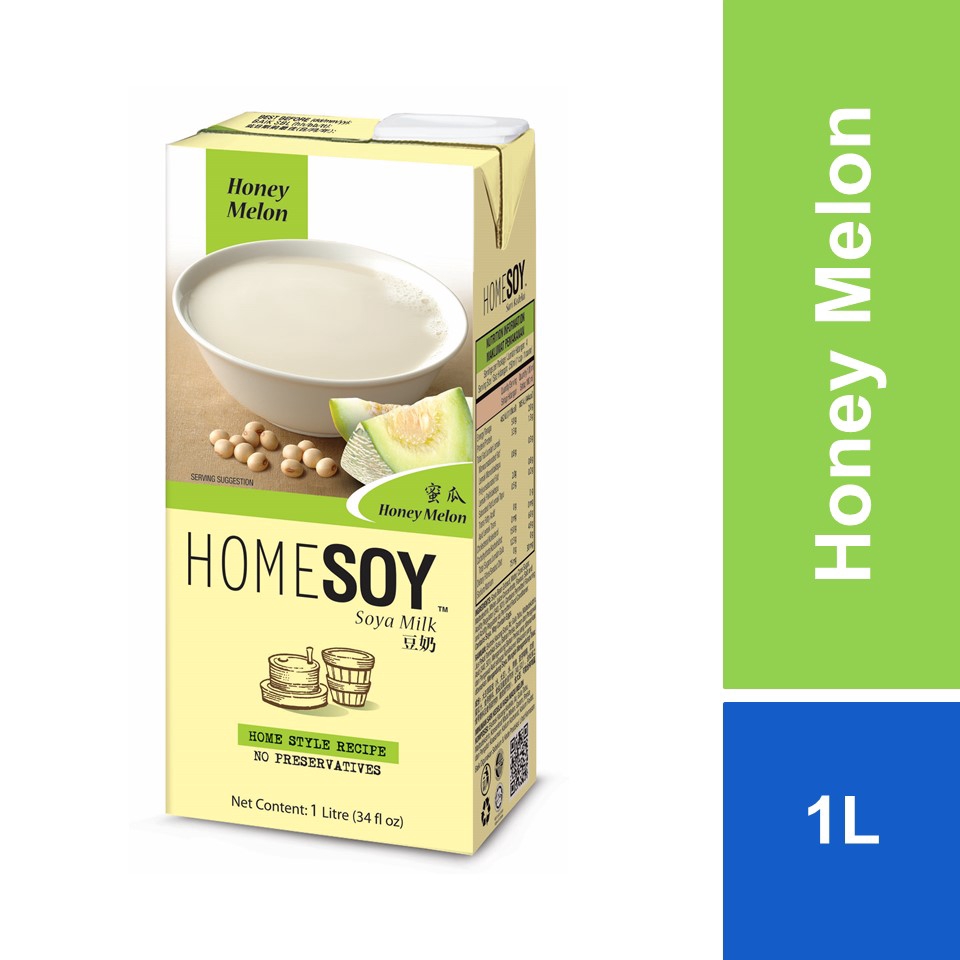Homesoy Soya Milk Honey Melon 1L | Shopee Malaysia