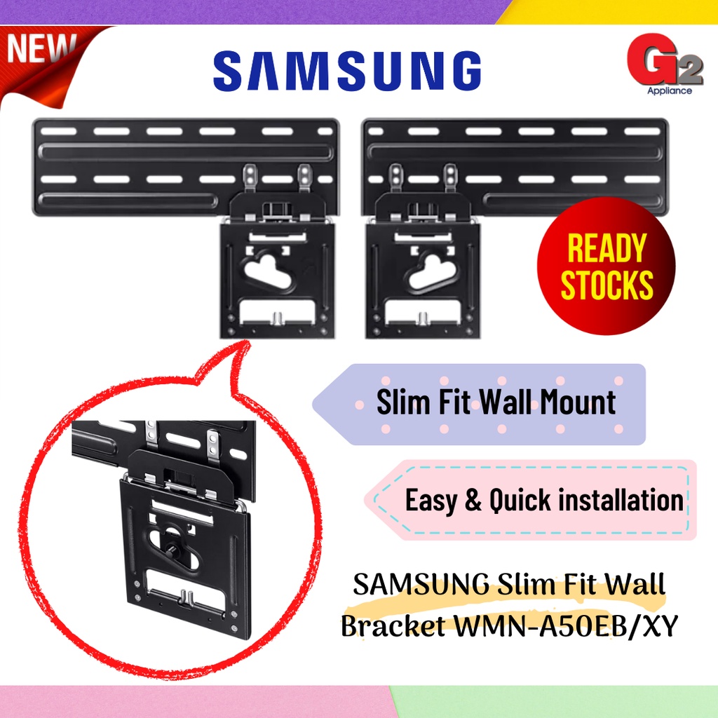 SAMSUNG ( Authorised Dealer + Free Shipping ) Slim Fit Wall Bracket WMN ...