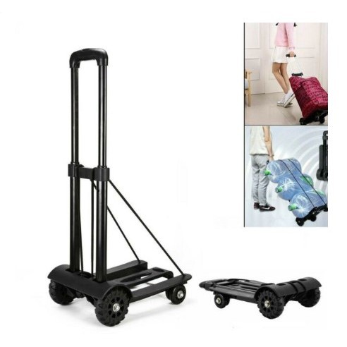 HEAVY DUTY! Portable Trolley Luggage Trolley Troli Beg Travel Trolley ...