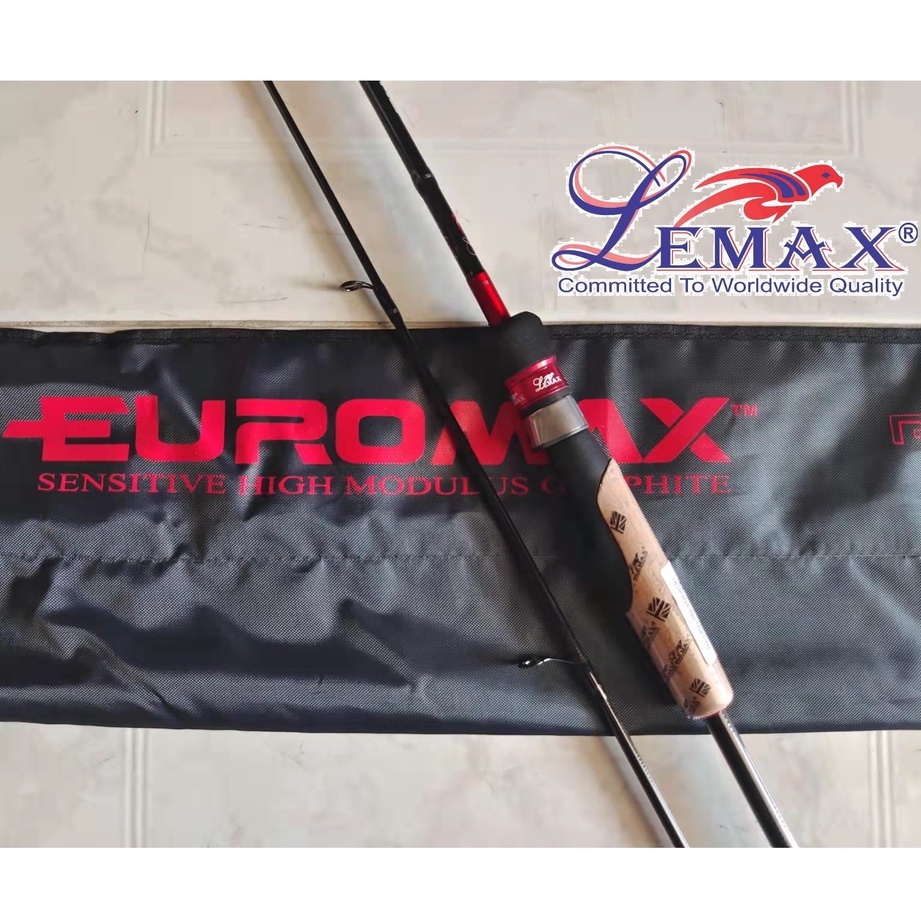 LEMAX EUROMAX SPINNING FISHING ROD | Shopee Malaysia