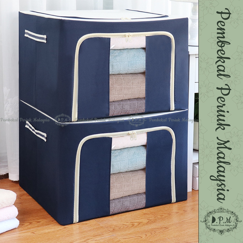 Foldable Steel Frame Storage Box (READY STOCK) | Shopee Malaysia