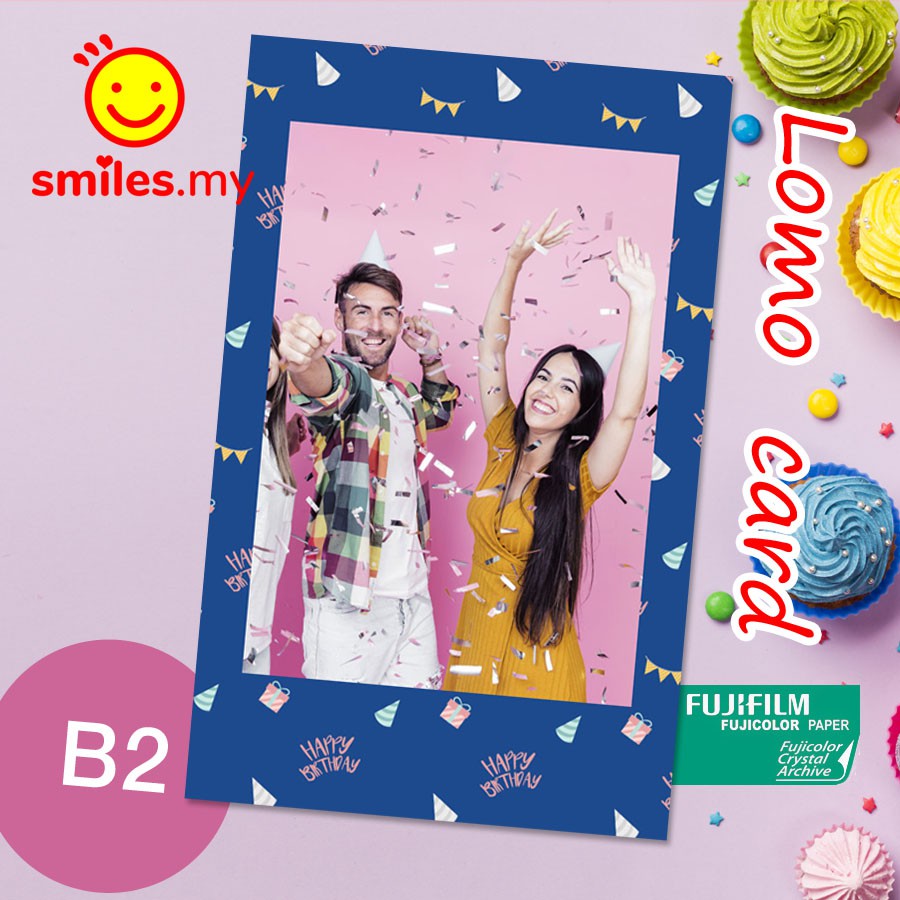 Lomocard Malaysia [Birthday B2] Frame Design LomoCard @ Polaroid | Shopee Malaysia