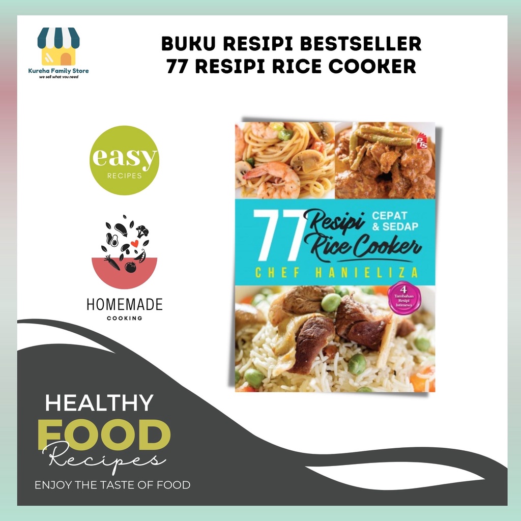 BUKU RESEPI Masakan Chef Hanieliza 77 Resipi Cepat & Sedap Rice Cooker ...