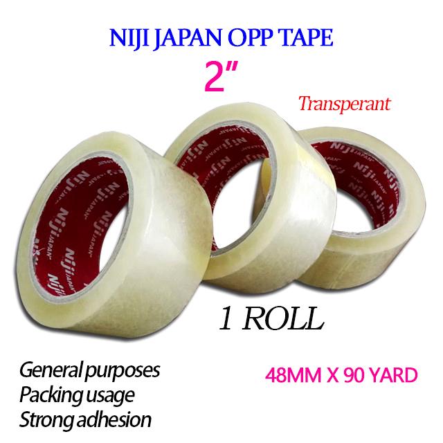 48mm X 90 Yard Transparent Packing Tape Multipurpose OPP Tape | Shopee ...