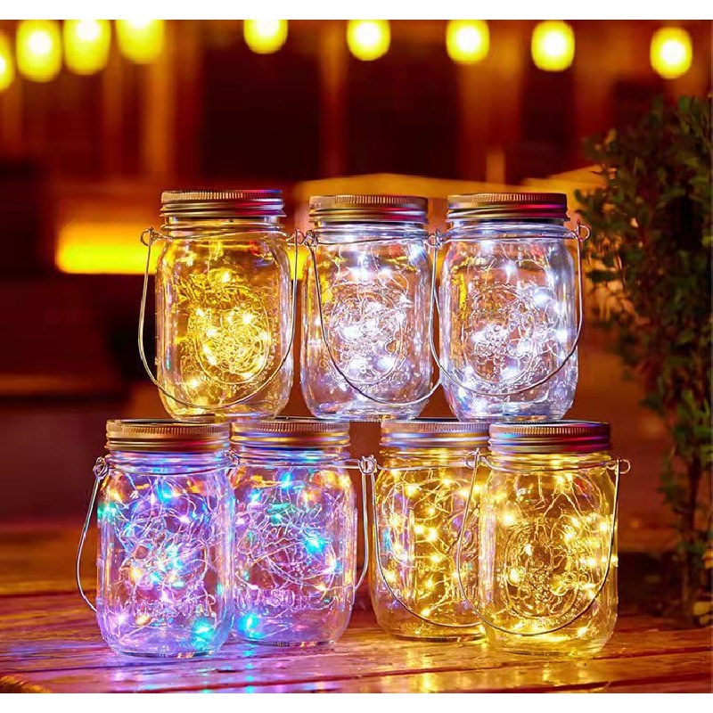Solar Glass Decoration Light LED Hanging Solar Lantern Waterproof IP65 ...