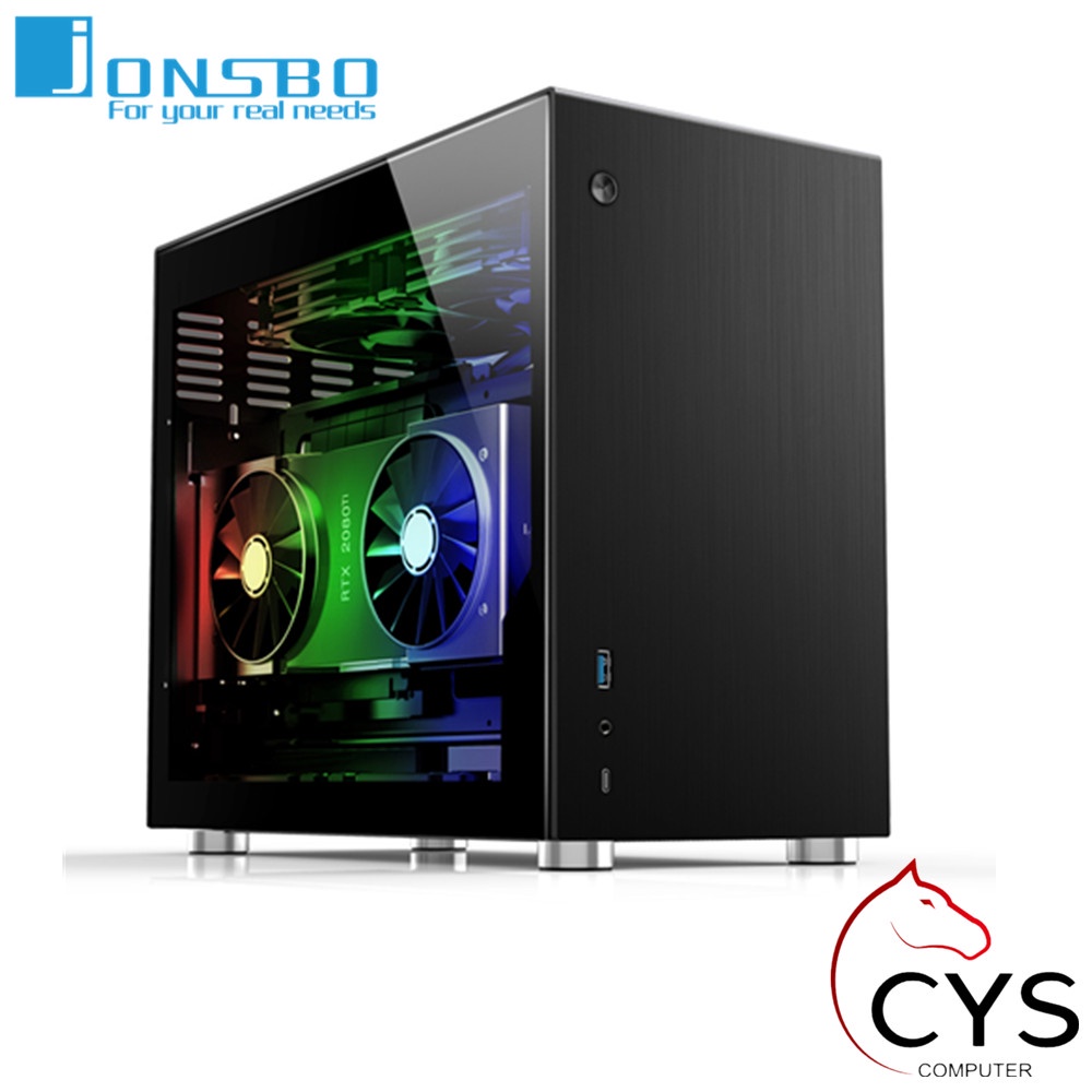 JONSBO V10 ALUMINUM TG MINI ITX CASING | Shopee Malaysia