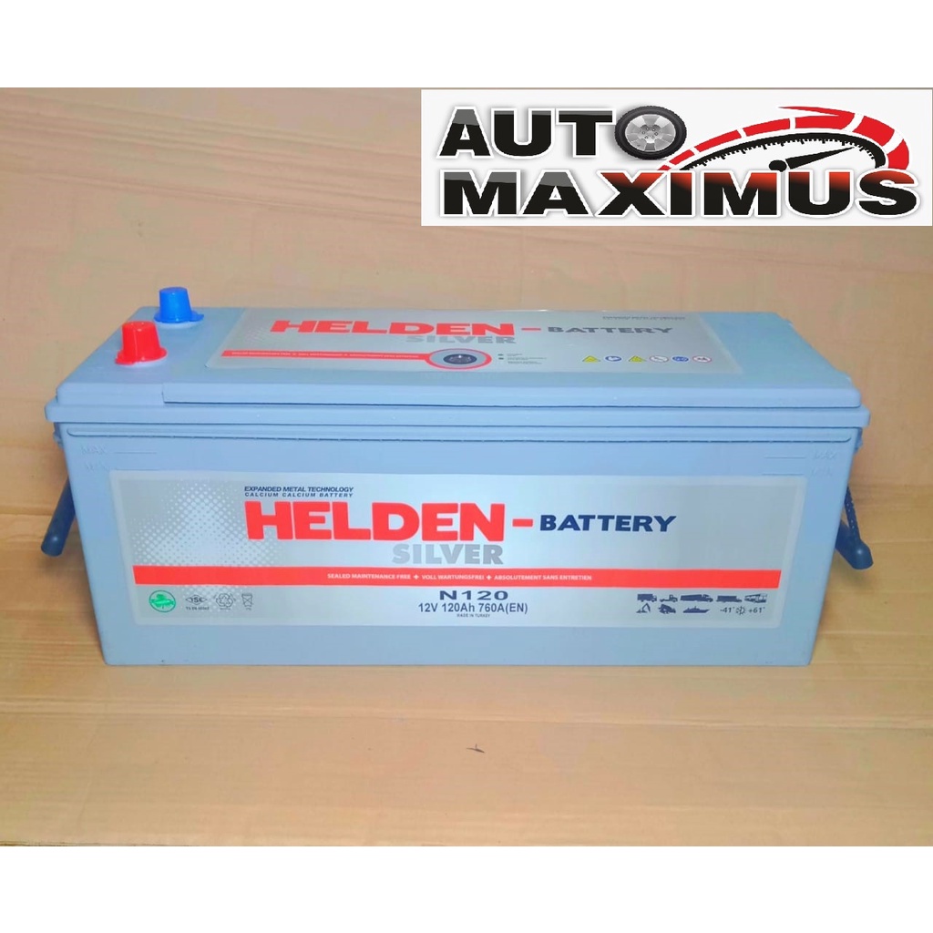 Helden N120 120ah Maintenance Free Truck Battery | Shopee Malaysia
