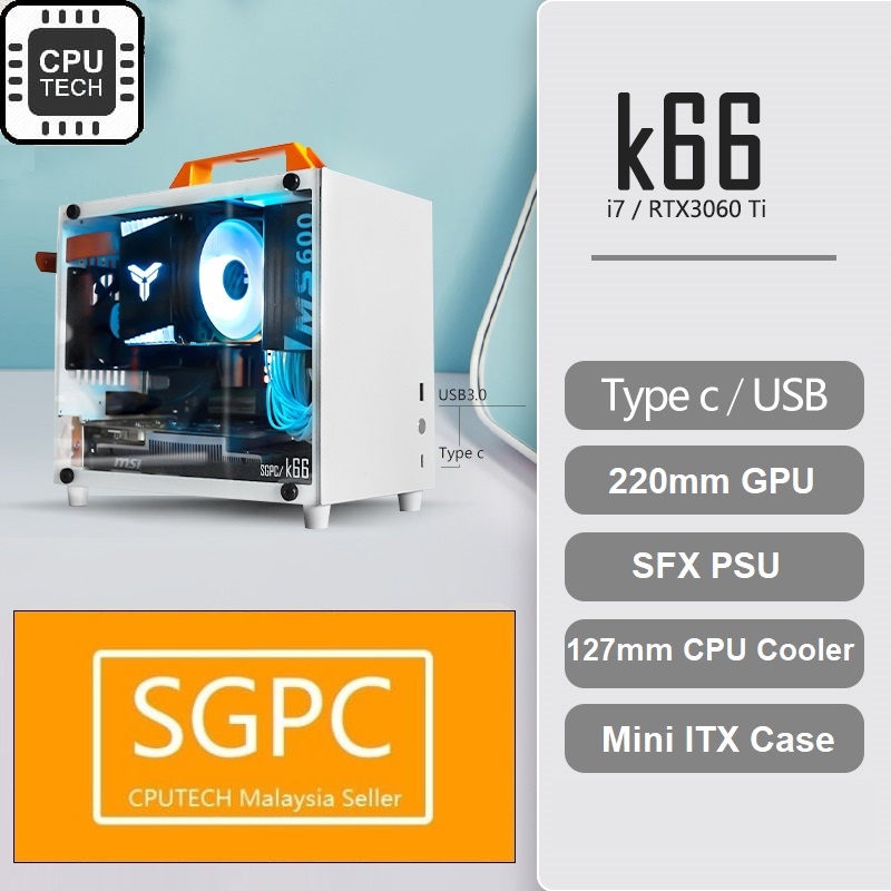 [NEW] SGPC K66 K70 K88v2 Mini ITX/MATX Case Mini Case | Shopee Malaysia
