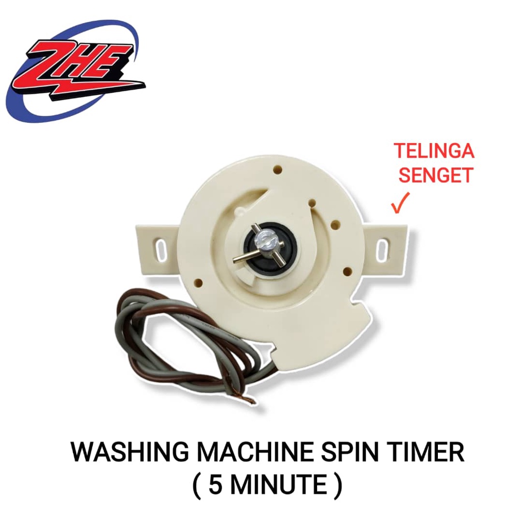 SEMI-AUTO WASHING MACHINE SPIN TIMER 2 WIRE / TIMER KERING MESIN BASUH ...