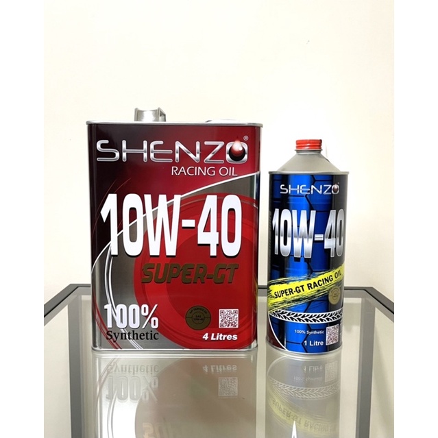 Shenzo Oil 10w40 (Fully Synthetic) Made in Japan 5 Litre Package ...