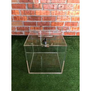 SUPER BIG DONATION BOX/TABUNG ACRYLIC/PETI CADANGAN/SUGGESTION BOX ...