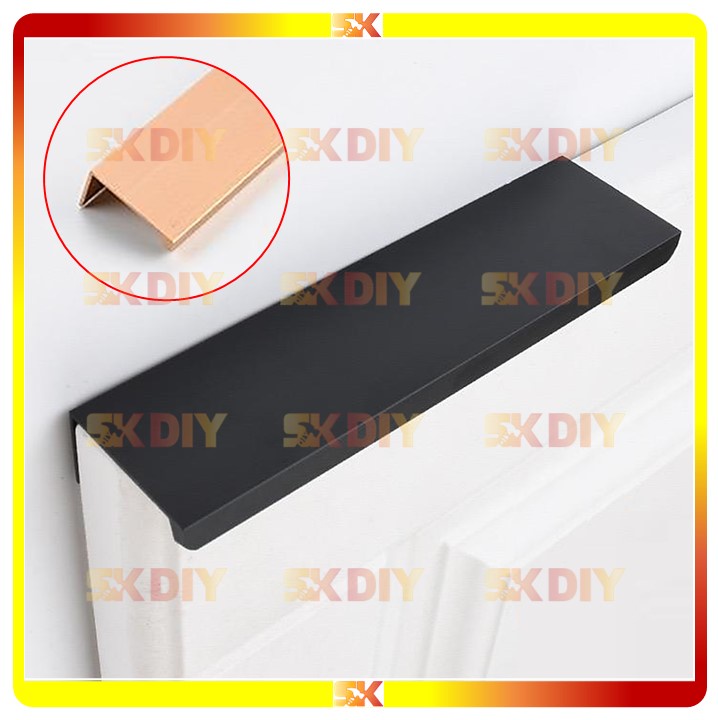 READY STOCK🇲🇾L HANDLE European Style Drawer Pull Handle Cabinet Door L ...