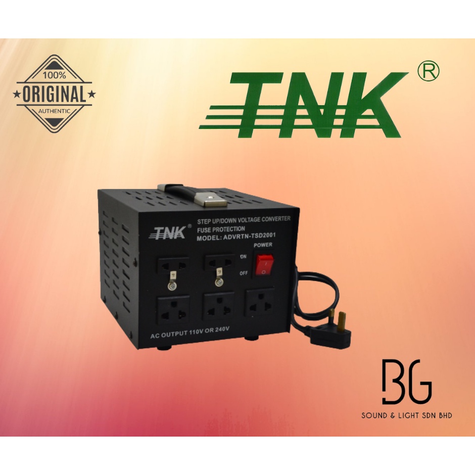 Portable TNK Step Up/ Step Down Transformer Voltage converter 2000W ...