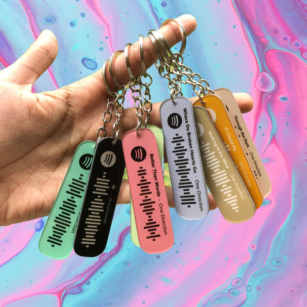 One Direction Song Spotify Keychain | Shopee Malaysia