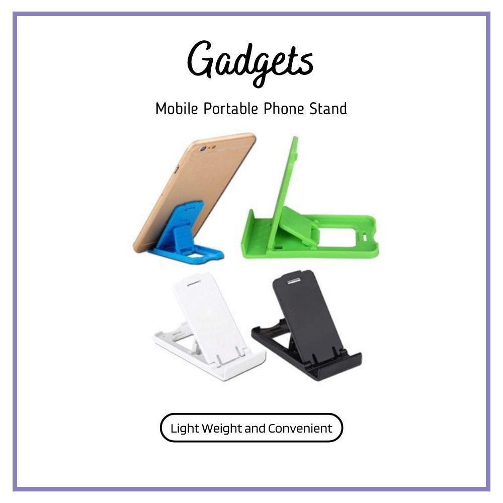 Mobile Phone Desktop Stand Portable Live Fast Hand Clip Head Adjustable ...