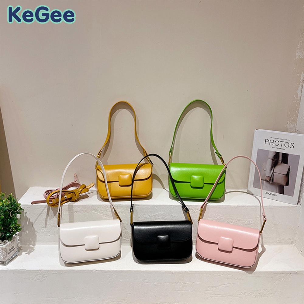 KeGee Handbag Women Sling Bag Korean Style Shoulder Bag PU Leather ...