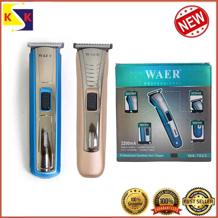 WAER PROFESSIONAL CORDLESS HAIR CLIPPER | Shopee Malaysia