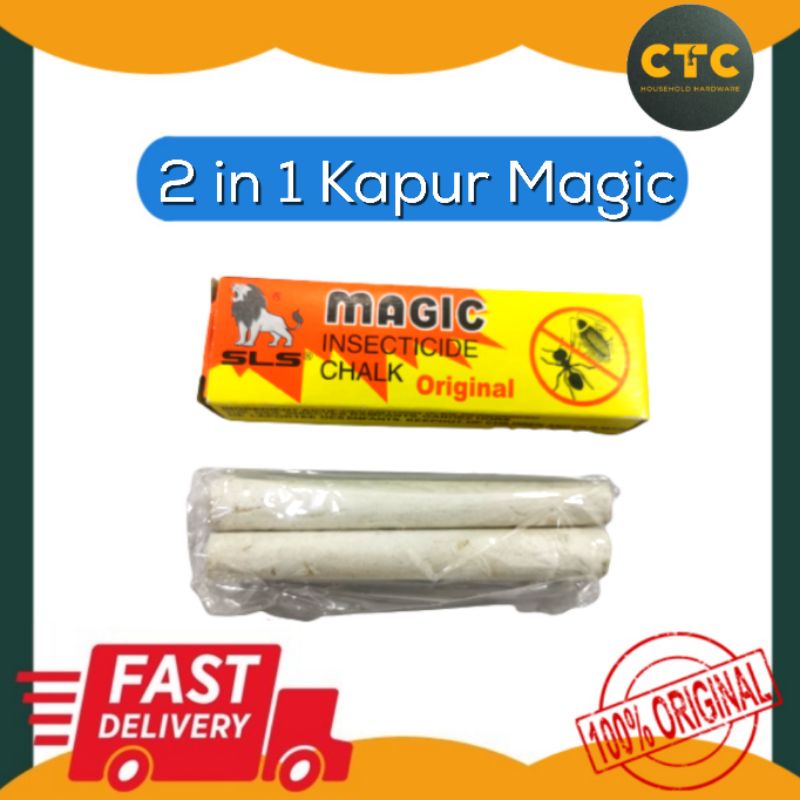 2 in 1 Kapur Magic / Ubat Semut dan Lipas / Insecticide Chalk | Shopee ...