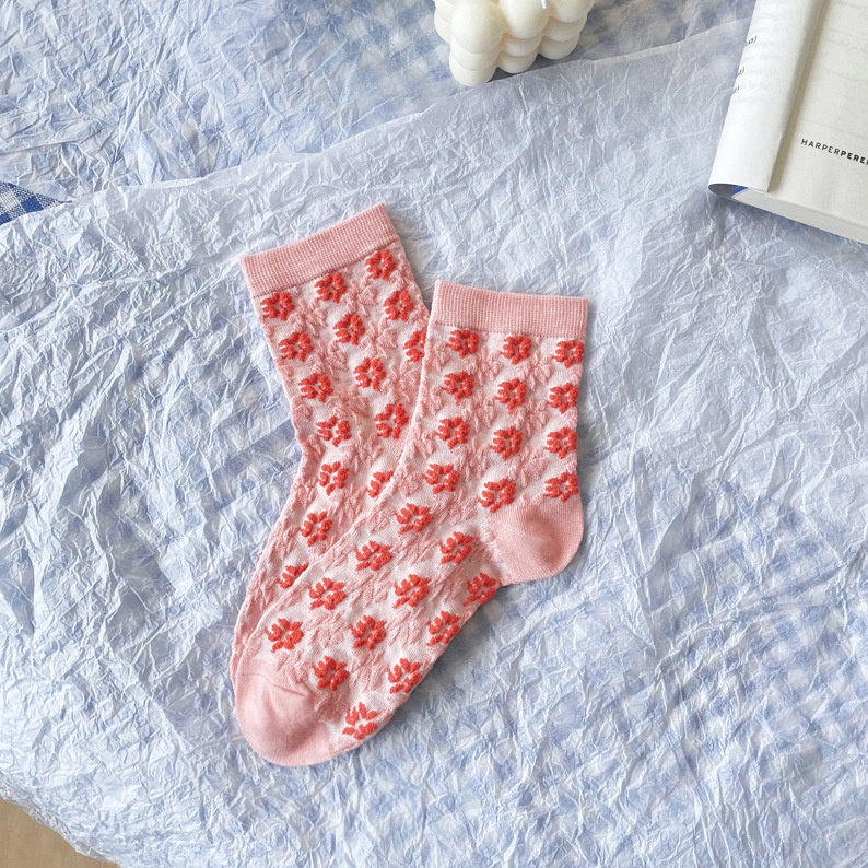 MALAYSIA READY STOCK!1 Pair of Korean Style Women/Lady Small Floral ...