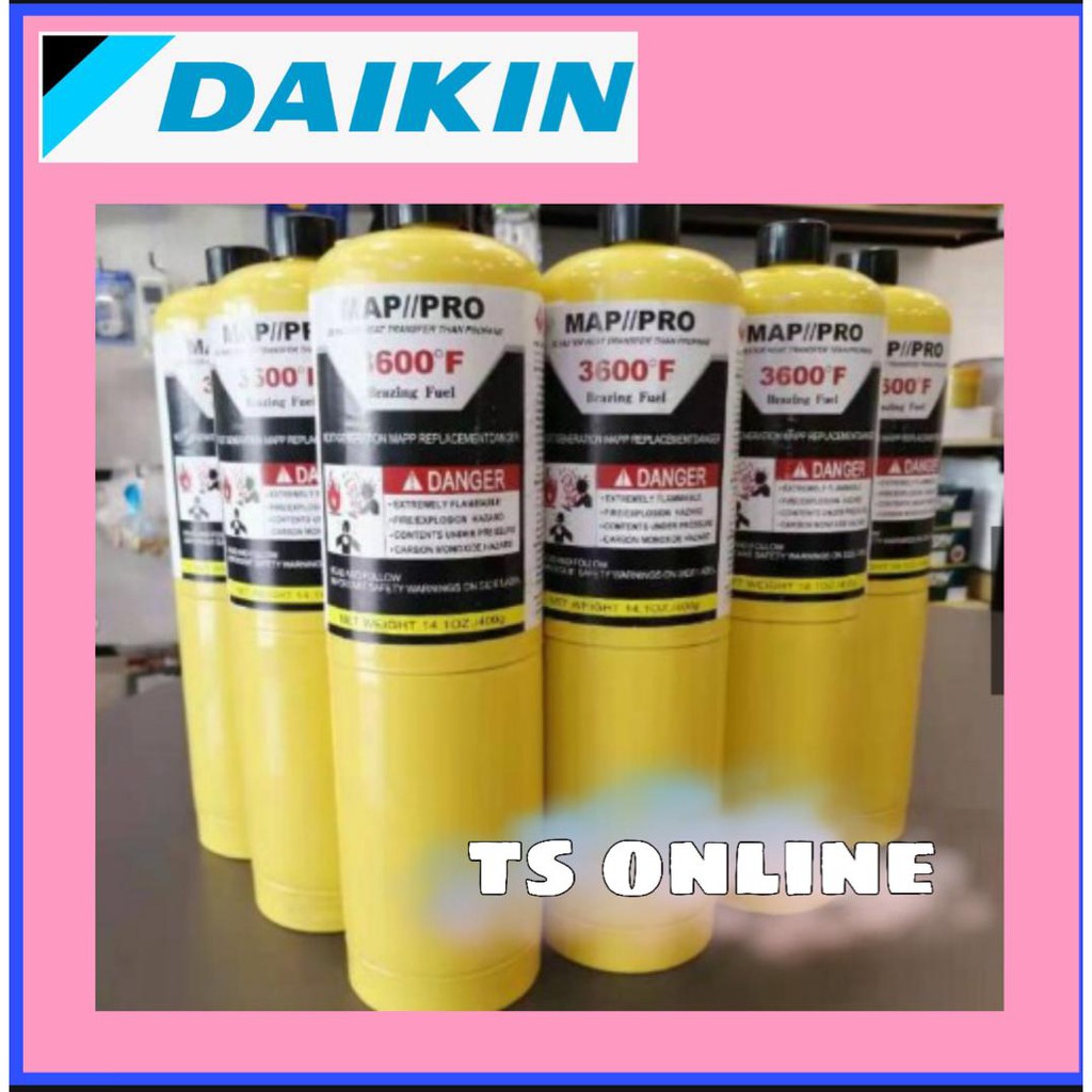 DORMINATOR MAPP GAS 400g (MAP PRO 3600F) | Shopee Malaysia