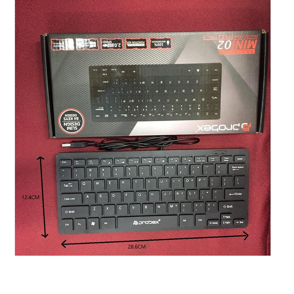 PROBEX MINI USB KEYBOARD (KB-MINI/02) [READY STOCK] | Shopee Malaysia