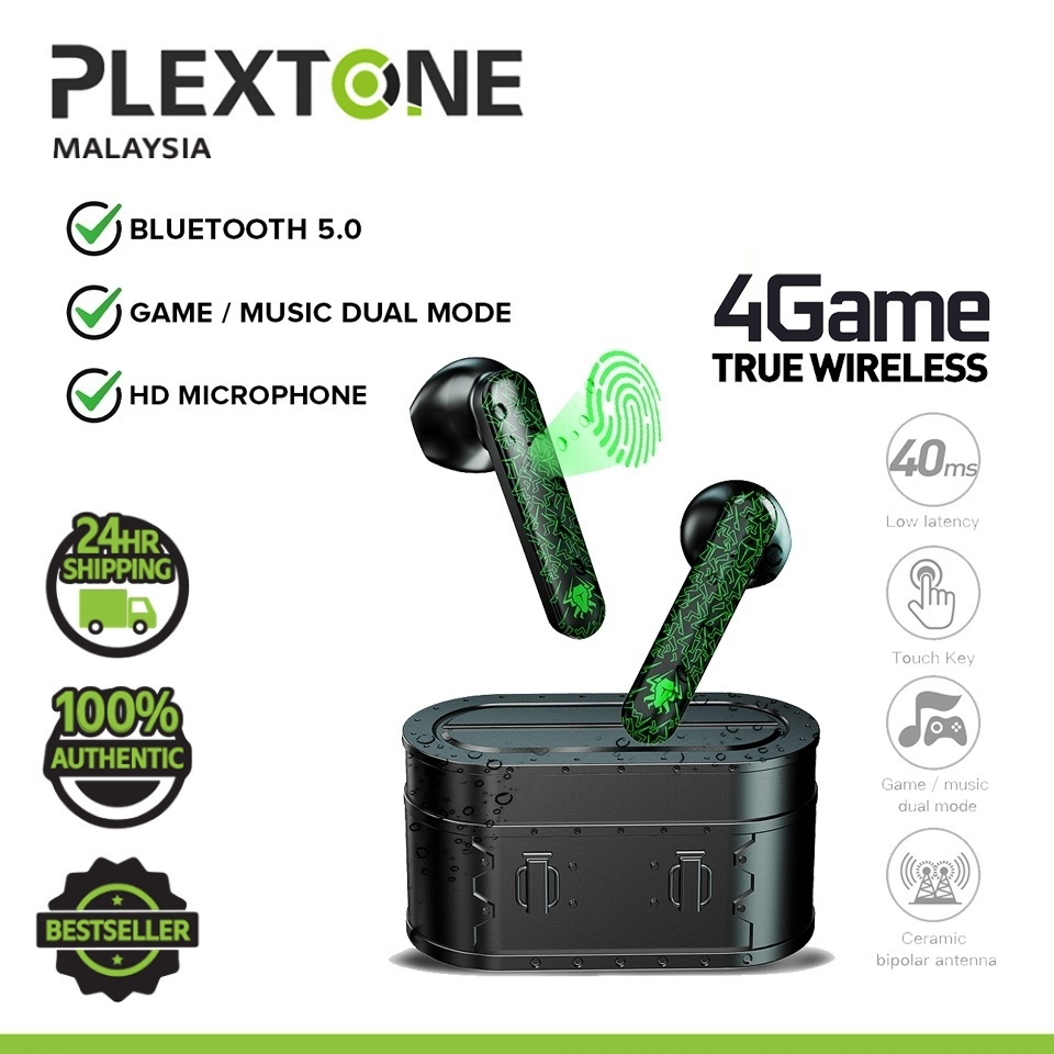 PLEXTONE 4GAME Bluetooth Gaming Headphone with 65ms Ultra Low Latency ...