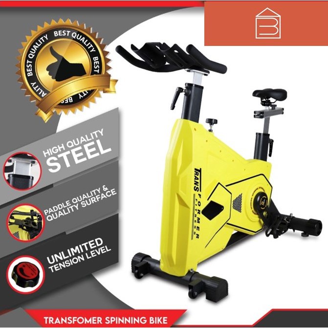 Transformer Spinning Bike Commercial Grade Fitness Bike | Shopee Malaysia